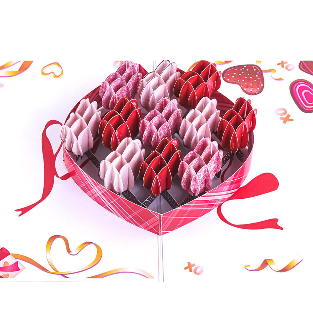 Valentine Heart Chocolate Pop-Up Card – CardPop.co.uk