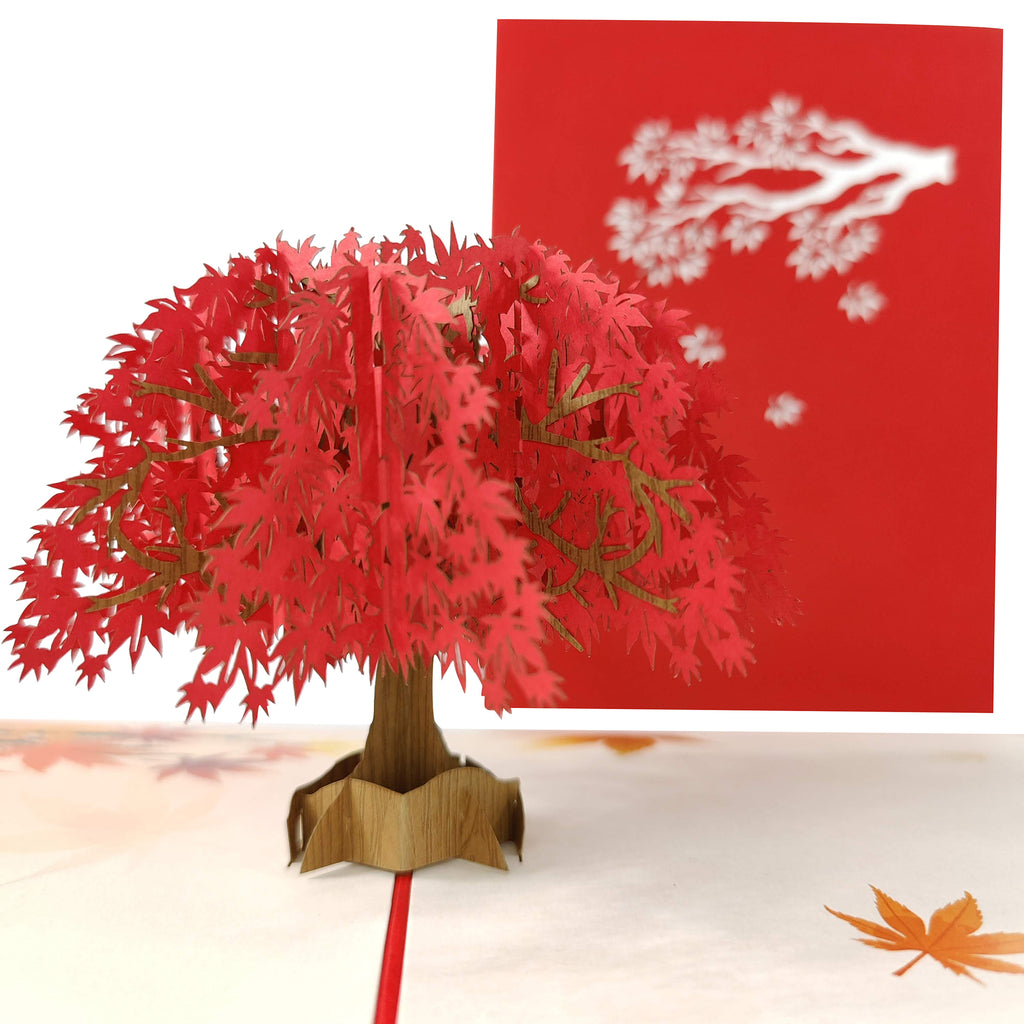 Maple Tree Pop-Up Card – CardPop.co.uk