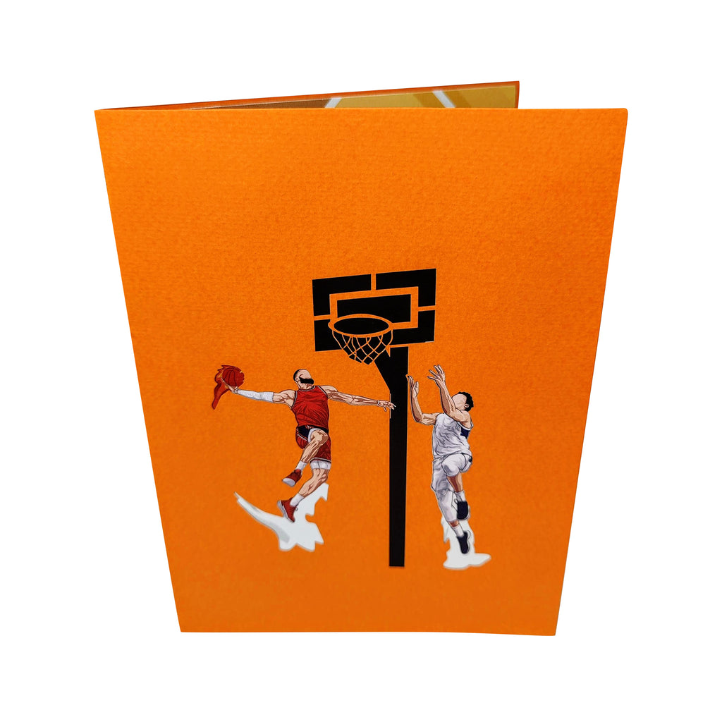 Basketball Pop-Up Card – CardPop.co.uk